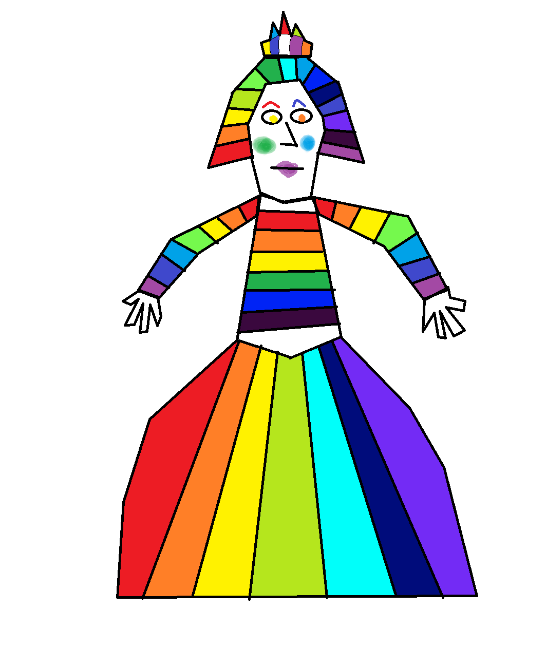 Rainbow Princess Nl123 Masked Toon Singer Wiki Fandom