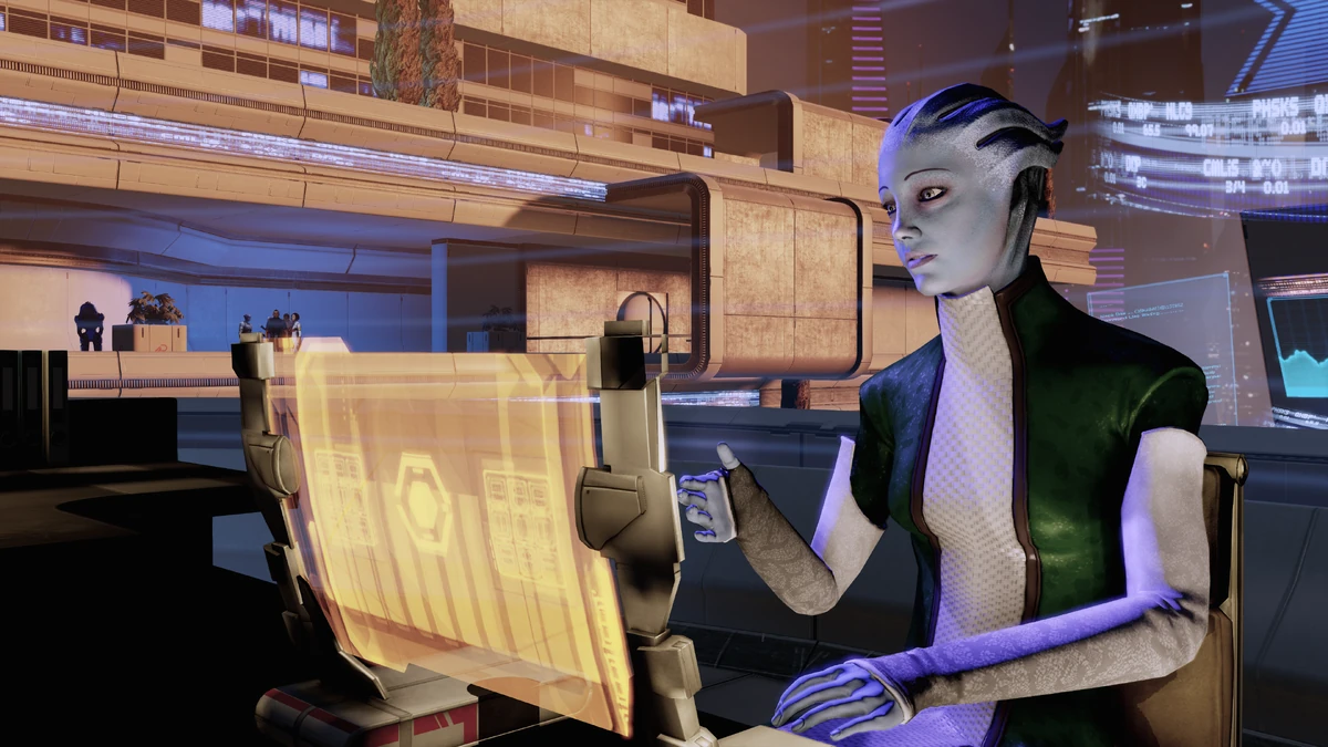 Illium: Liara: System Hacking | Mass Effect Wiki | Fandom