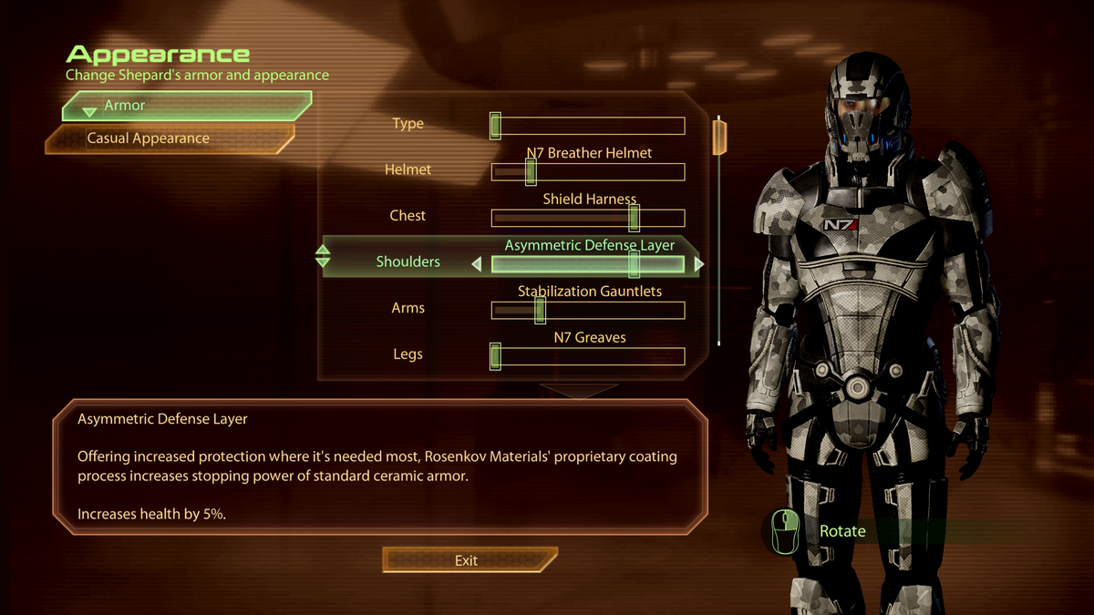 Armor Customization | Mass Effect Wiki | Fandom