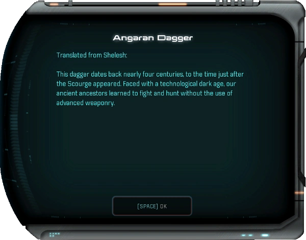 Angaran Dagger - Mass Effect: Andromeda Wiki