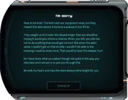 I'm sorry - Mass Effect: Andromeda Wiki