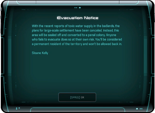 Evacuation Notice - Mass Effect: Andromeda Wiki