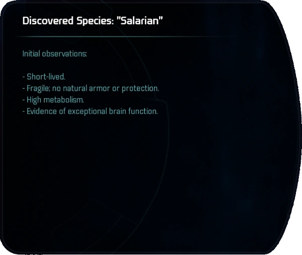 Discovered Species: "Salarian" - Mass Effect: Andromeda Wiki