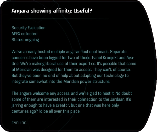 Angara showing affinity: Useful? - Mass Effect: Andromeda Wiki