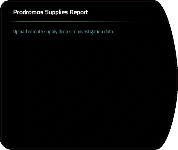 Prodromos Supplies Report (upload) - Mass Effect: Andromeda Wiki