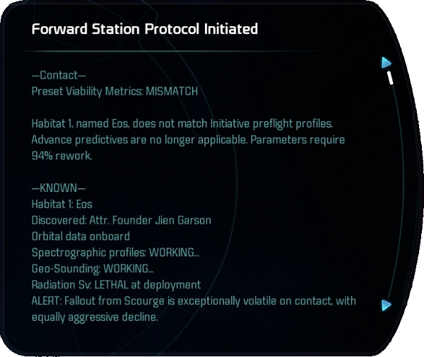 Forward Station Protocol Initiated - Mass Effect: Andromeda Wiki