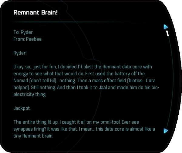 Remnant Brain! - Mass Effect: Andromeda Wiki