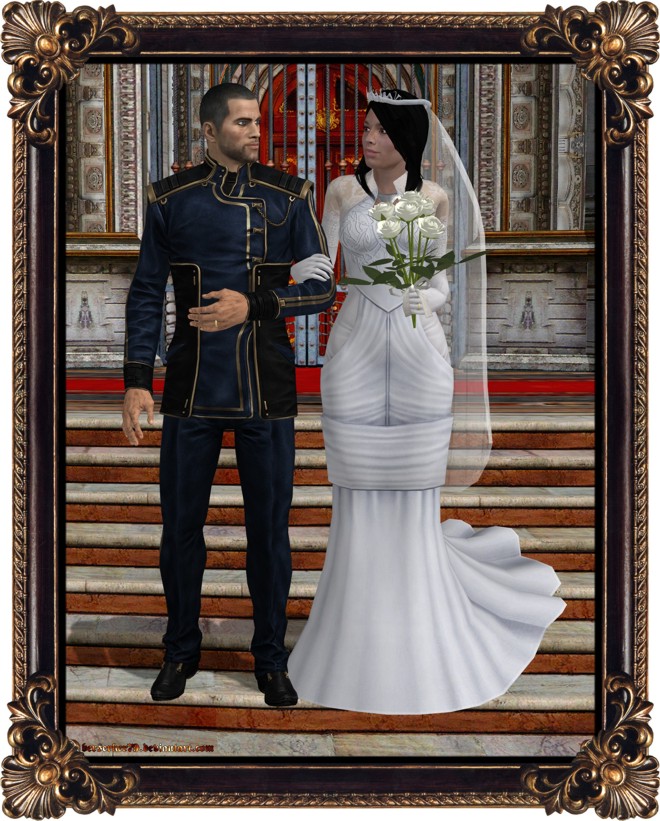 Wedding Of John Shepard And Ashley Williams Mp Mass Effect Fan