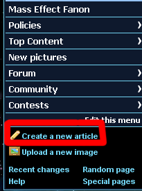 Mass Effect Fanon:New page tutorial | Mass Effect Fanon Wiki | Fandom