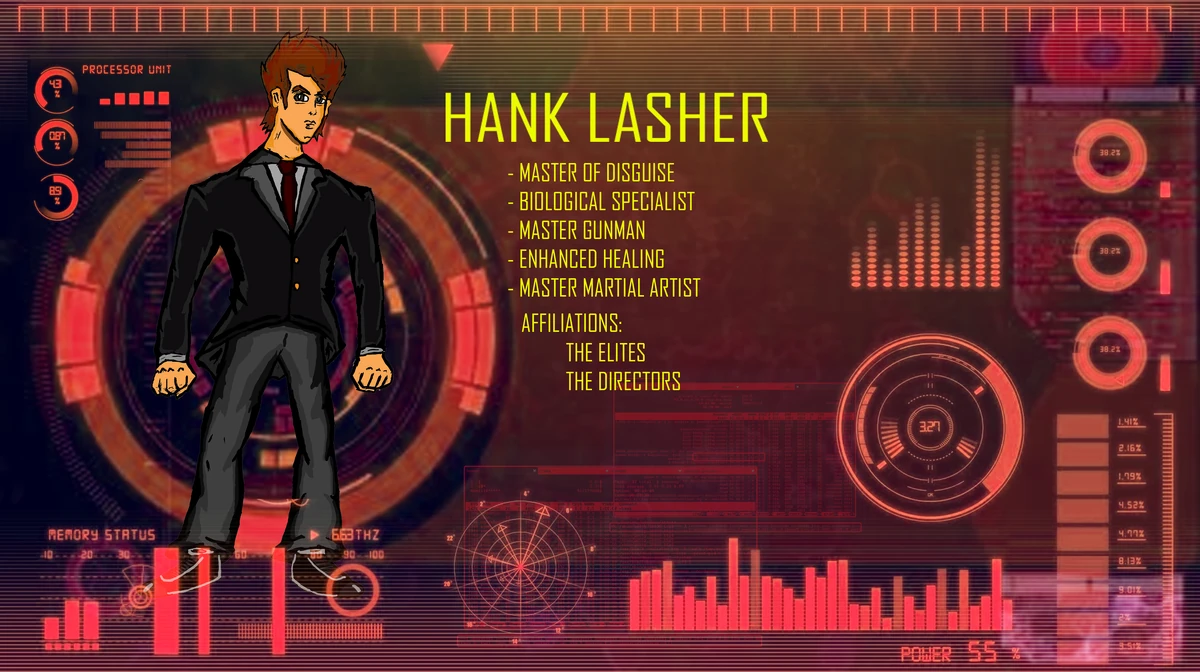 Hank Lasher | Master Defenders Wiki | Fandom