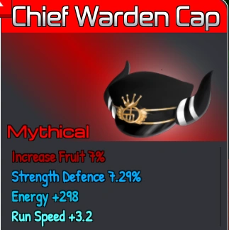 Chief Warden Cap | Master Pirate Wiki | Fandom