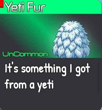 Yeti Fur | Master Pirate Wiki | Fandom