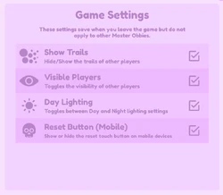 Settings | Master’s DCO Wiki | Fandom