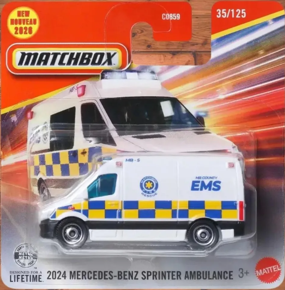 2024 Mercedes-Benz Sprinter Ambulance | Matchbox Cars Wiki | Fandom