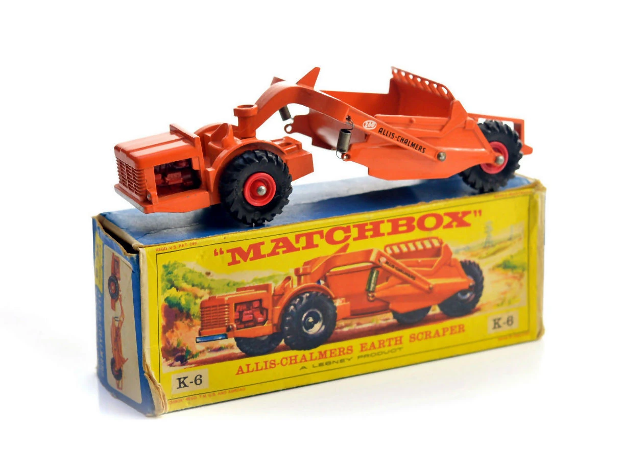 Allis-Chalmers Motor Scraper (K-6) | Matchbox Cars Wiki | Fandom