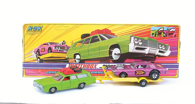 Mercury Commuter-Dragster & Trailer/Drag Pack(K-28) | Matchbox Cars ...