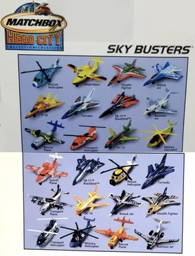 Sky Busters Series (2003) | Matchbox Cars Wiki | Fandom