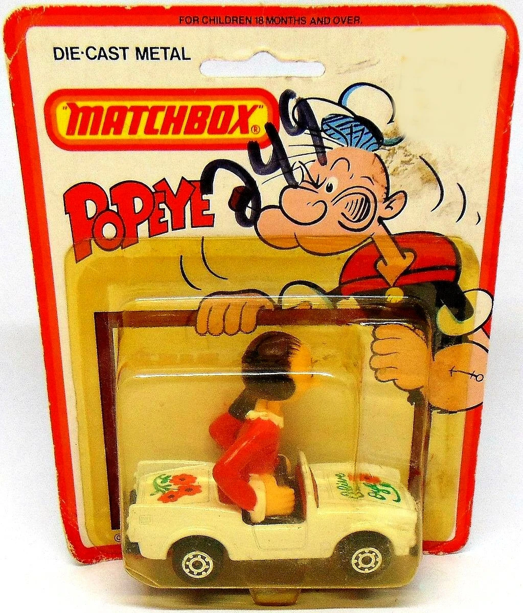 Olive Oyl's Sports Car | Matchbox Cars Wiki | Fandom