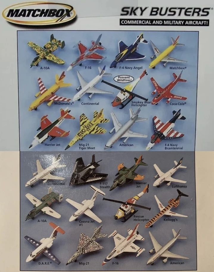 Sky Busters Series (2001) | Matchbox Cars Wiki | Fandom