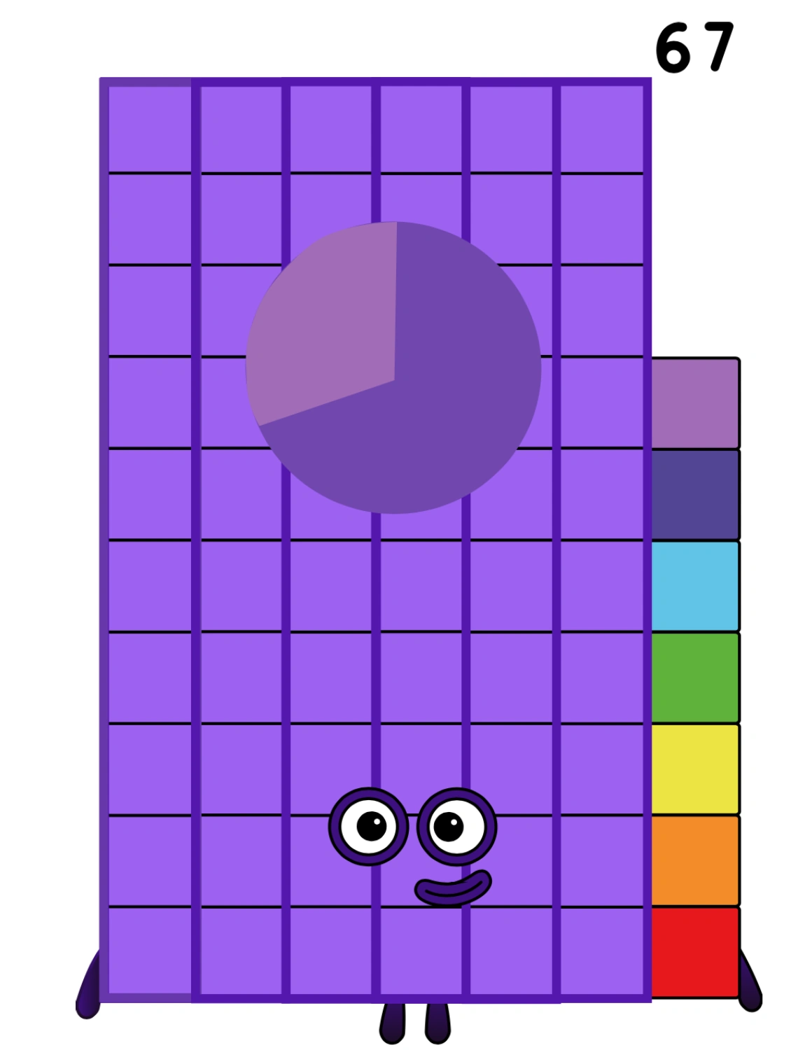 Sixty-Seven | Mateo188's fanmade numberblocks Wiki | Fandom