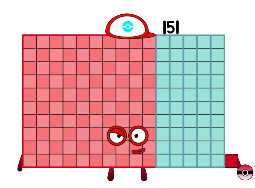 One Hundred Fifty-One | Mateo188's fanmade numberblocks Wiki | Fandom