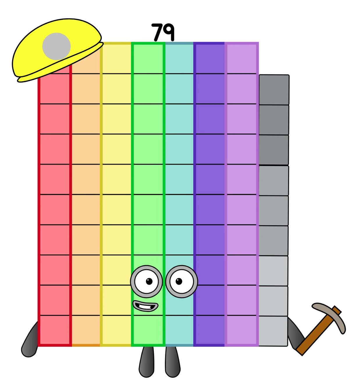 Seventy-Nine | Mateo188's fanmade numberblocks Wiki | Fandom