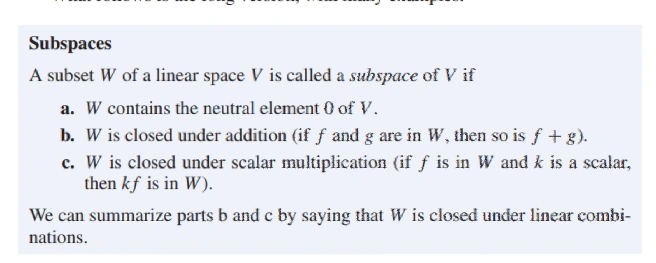 Subspaces | Math index Wiki | Fandom