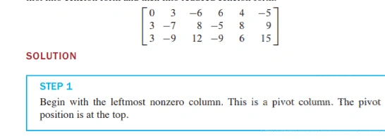 The row reduction algorithm | Math index Wiki | Fandom