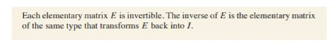 Elementary matrices and invertibility | Math index Wiki | Fandom