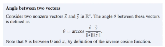 Angle between two vectors | Math index Wiki | Fandom