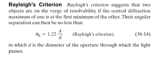 Raleigh's criterion | Math index Wiki | Fandom