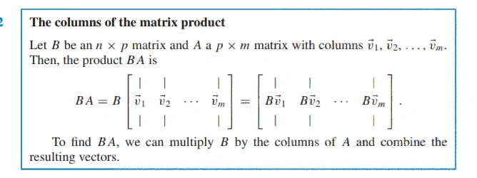 The columns of the matrix product | Math index Wiki | Fandom