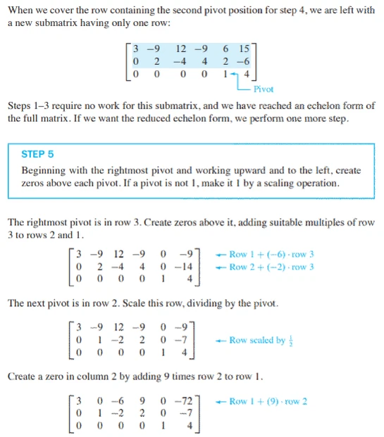 The row reduction algorithm | Math index Wiki | Fandom