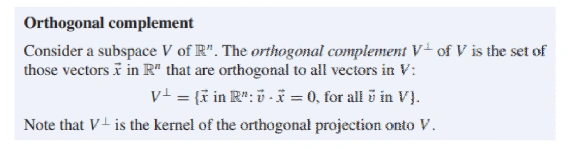 Orthogonal complement | Math index Wiki | Fandom