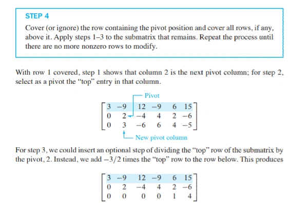 The row reduction algorithm | Math index Wiki | Fandom