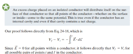 Potential of a charged isolated conductor; proof | Math index Wiki | Fandom