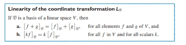 Linearity of the coordinate transformation L B; proof | Math index Wiki ...