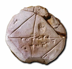 Yale Babylonian Collection (YBC 7289) Clay Tablet | Math & Physics ...