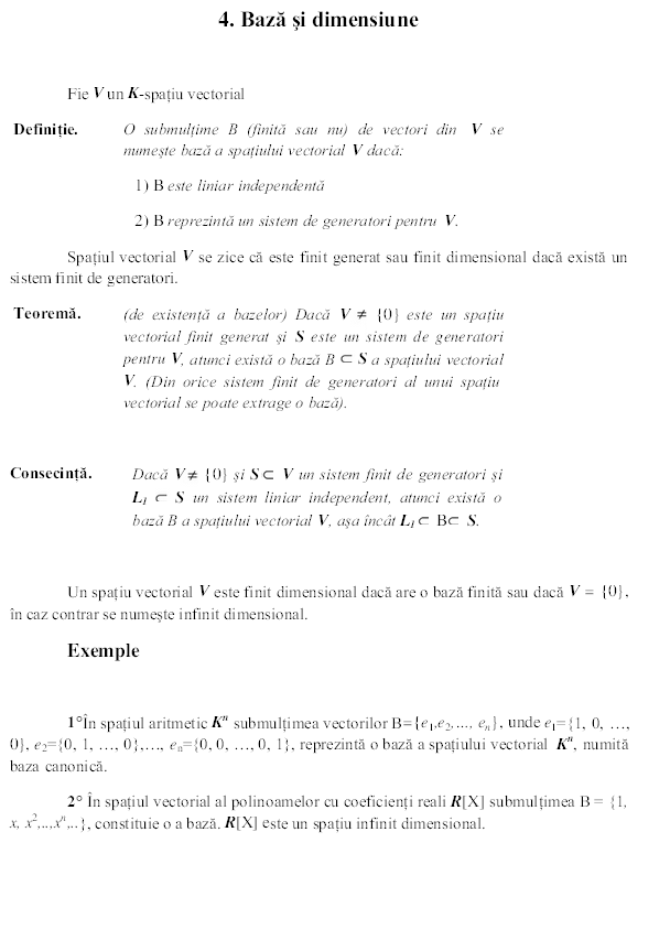 Bază a unui spațiu vectorial | Math Wiki | Fandom