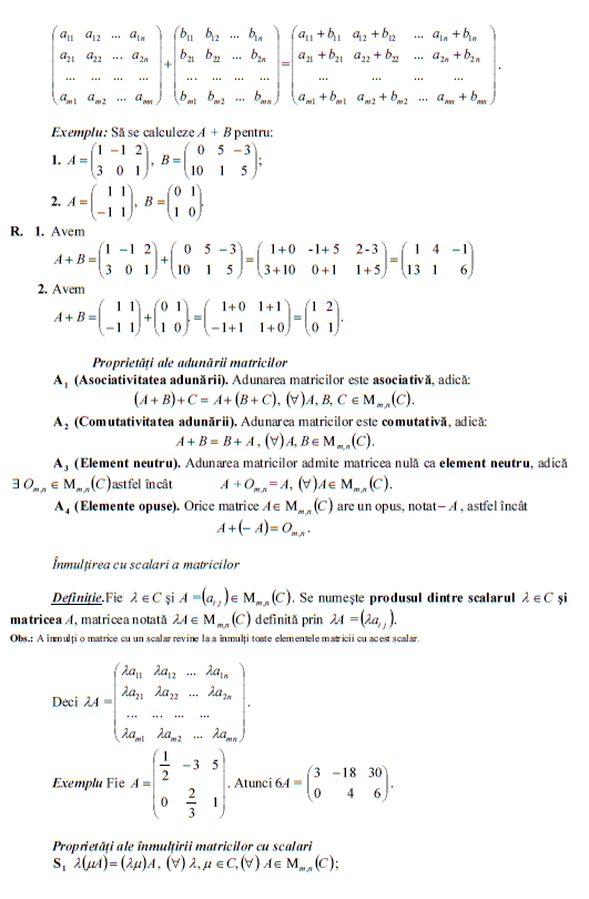 Aplicații cu matrici și determinanți | Math Wiki | Fandom