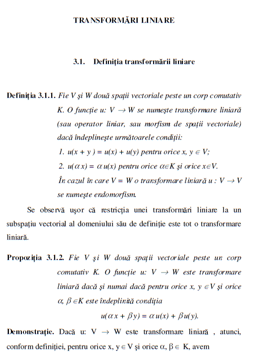 Transformare liniară | Math Wiki | Fandom