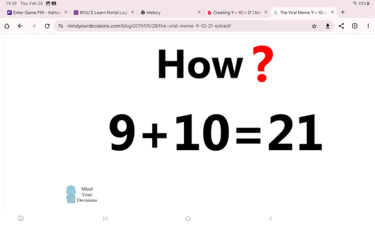 9 + 10 = 21 | Math Wiki | Fandom