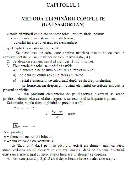 Metoda eliminării Gauss–Jordan | Math Wiki | Fandom