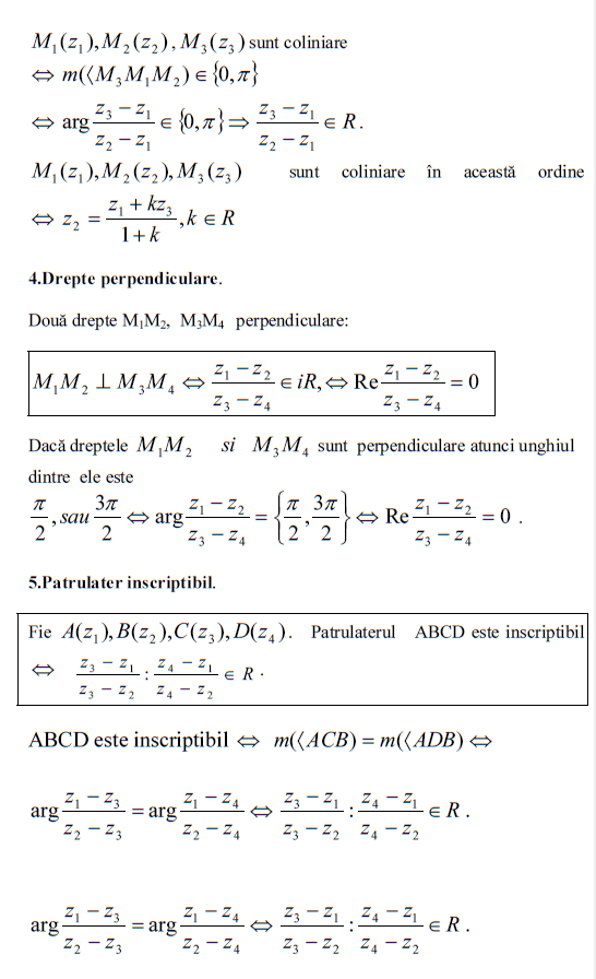 Aplicații ale numerelor complexe în geometrie | Math Wiki | Fandom