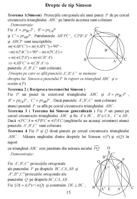 Dreapta lui Simson | Math Wiki | Fandom