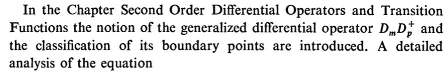 Analytical treatment of one dimensional Markov Processes | Math Book ... Analytical treatment of one dimensional Markov Processes | Math Book ...