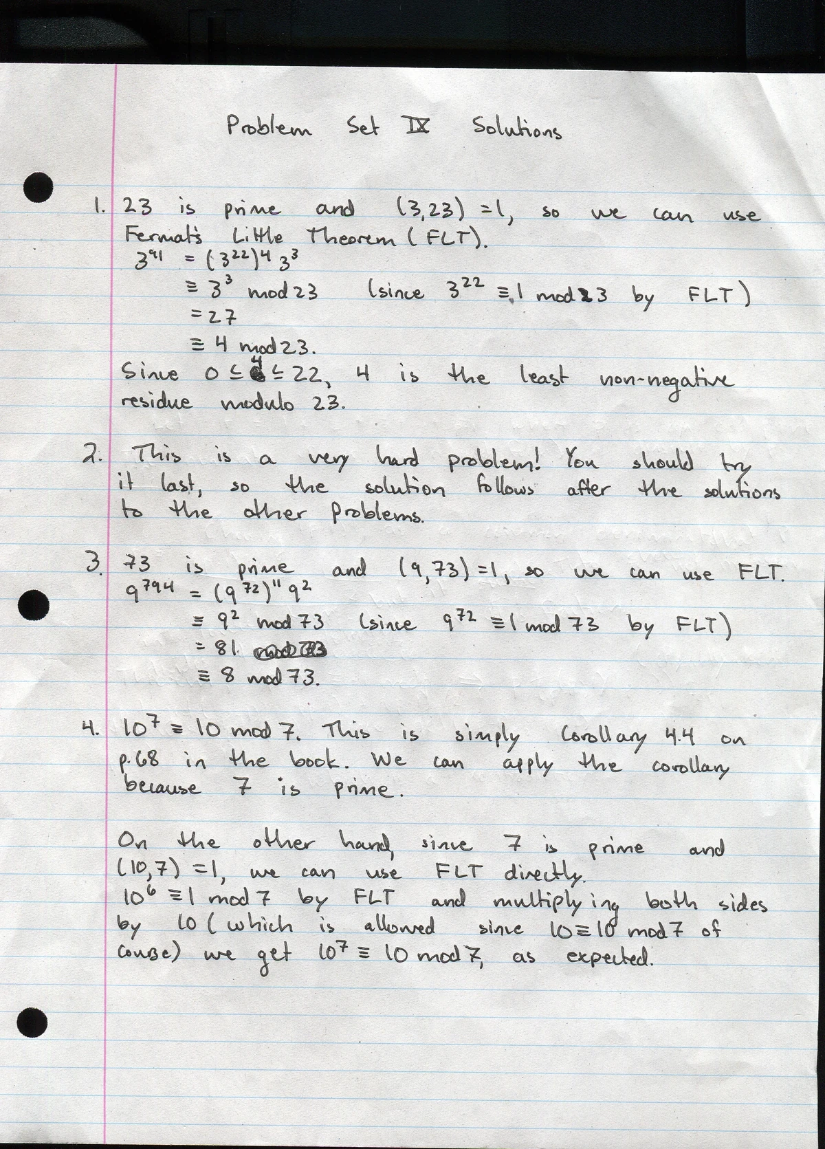 Problem Set 9 Solutions | The Math Dojo Wiki | Fandom