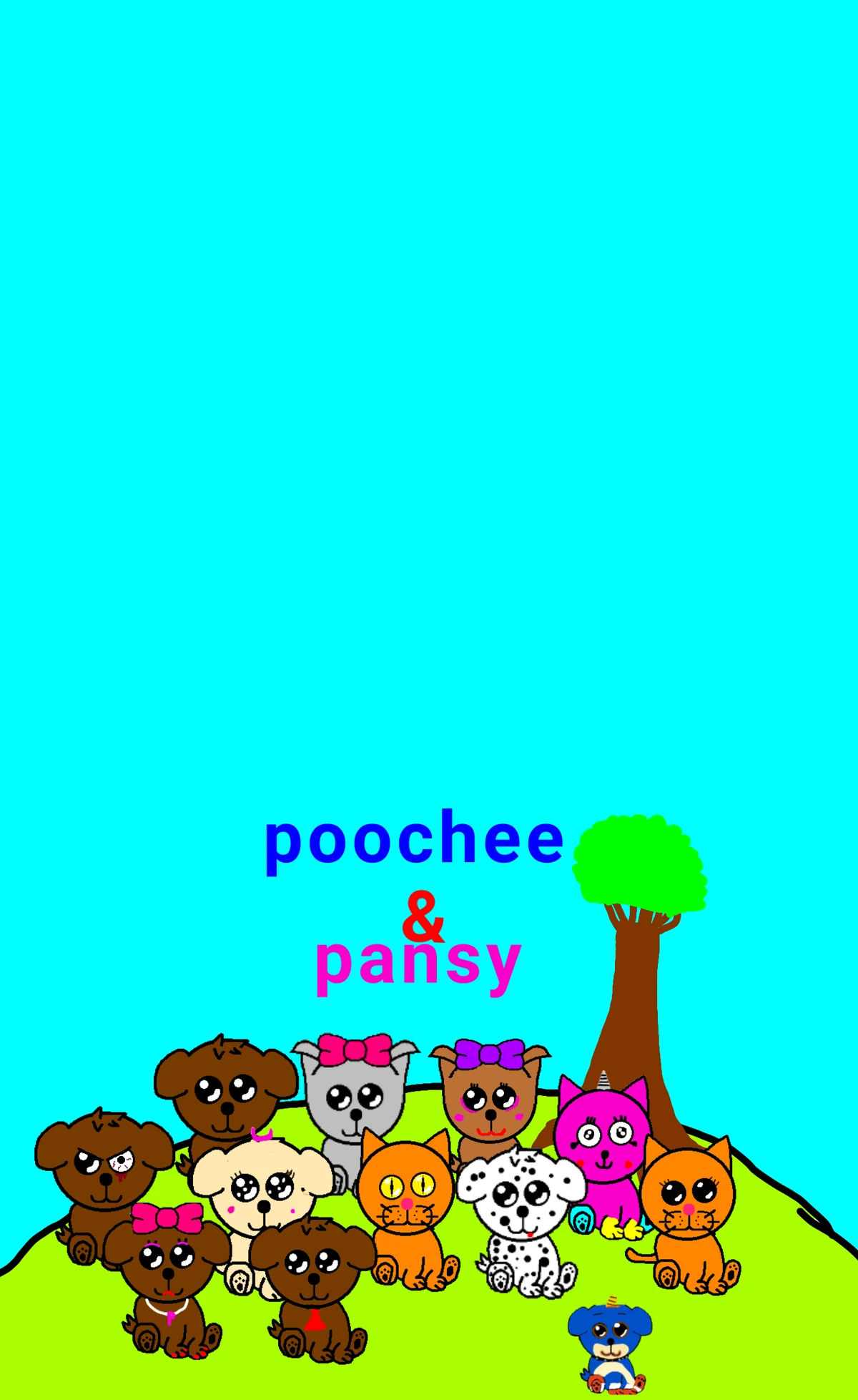 Poochee and Pansy Mini Show/Group Photos | Mathew Hollerman logo historia Wiki | Fandom