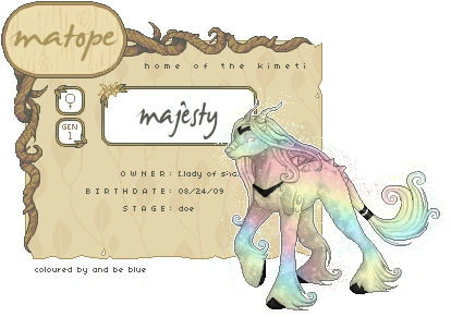 Majesty | Matope Wiki | Fandom