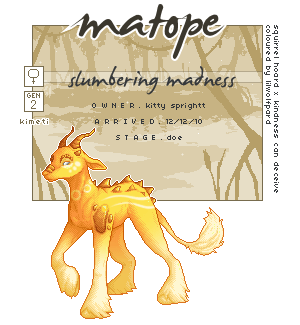 Slumbering Madness | Matope Wiki | Fandom